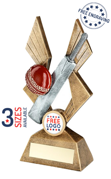 Cricket Bat & Ball Trophies | FREE Engraving FREE Logo FAST Delivery ...