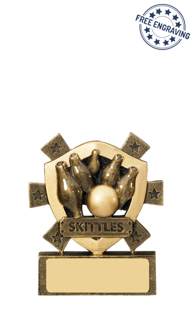 Skittles Trophies | FREE Engraving FREE Logo FAST Delivery | Trophyme