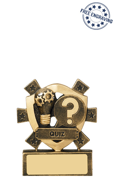 Quiz Trophies | FREE Engraving FREE Logo FAST Delivery | Trophyme