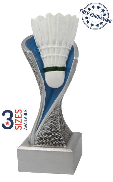 Badminton Trophies | FREE Engraving FREE Logo FAST Delivery | Trophyme