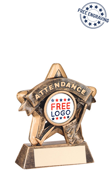 School Attendance Awards | FREE Logo | FREE Engraving | FAST Delivery ...